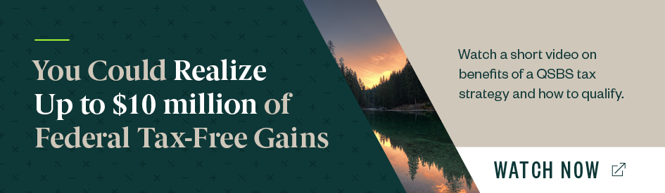 Qualified Small Business Stock Tax Benefits